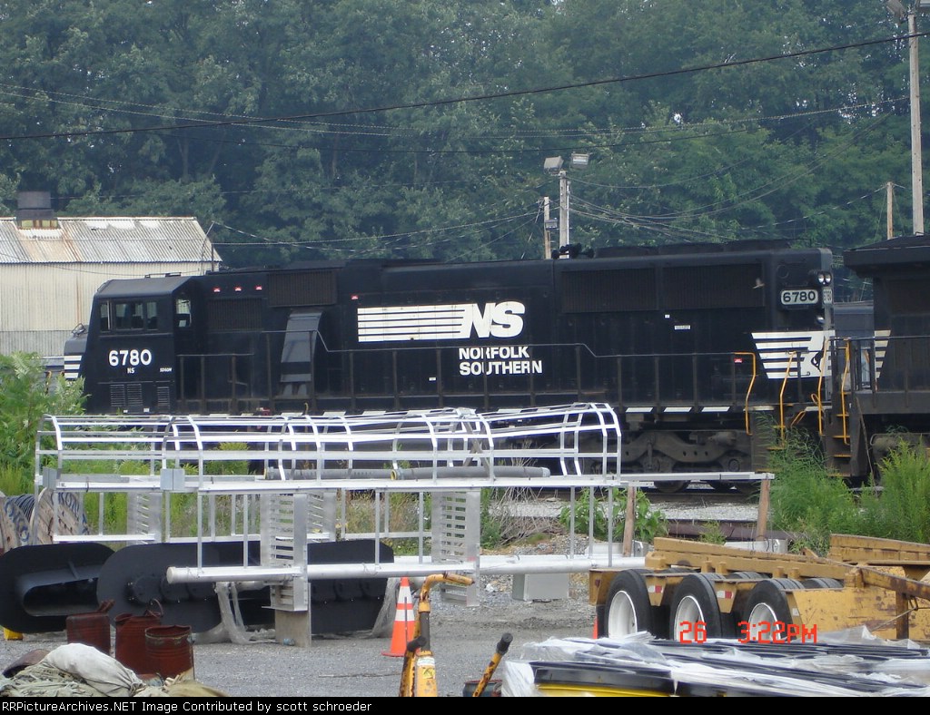 NS 6780 sits at the Engine House